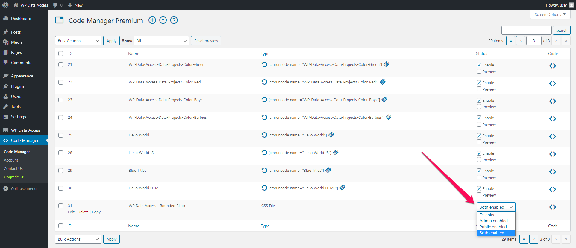 CSS Files Code Manager